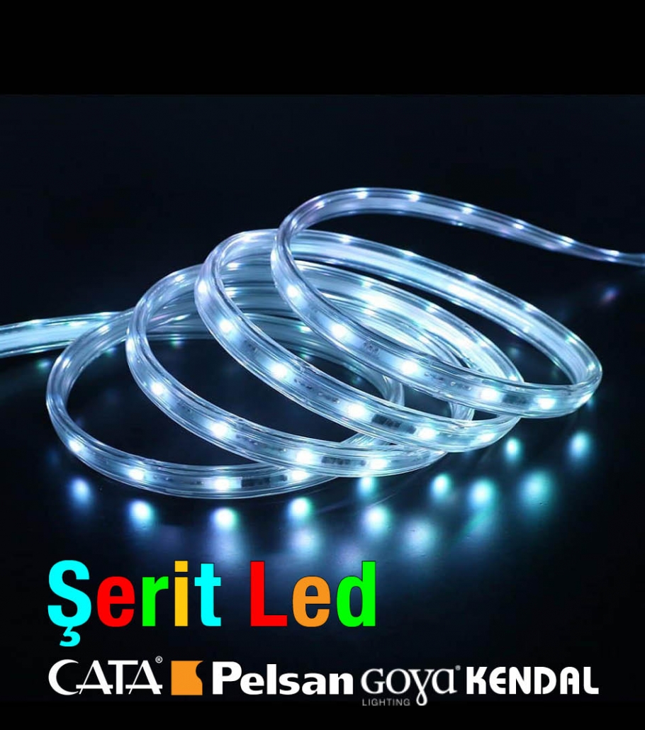 Şerit Led İç Mekan Led Şeritler Dış Mekan, Şerit Trafoları - Saray Elektrik