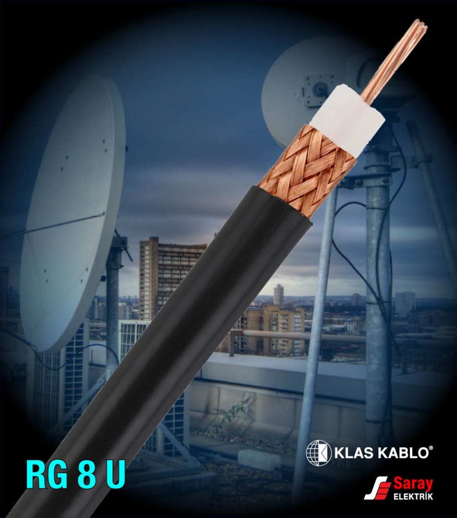 RG 8 U Koaksiyel Kablo Telsiz Anten Bağlantı Kablosu - Saray Elektrik