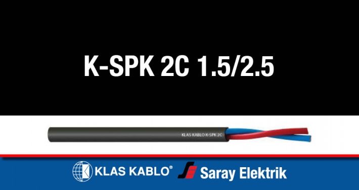 K SPK 2C 1.5/2.5/4.0 TWINAX Hoparlör Kablosu - Saray Elektrik
