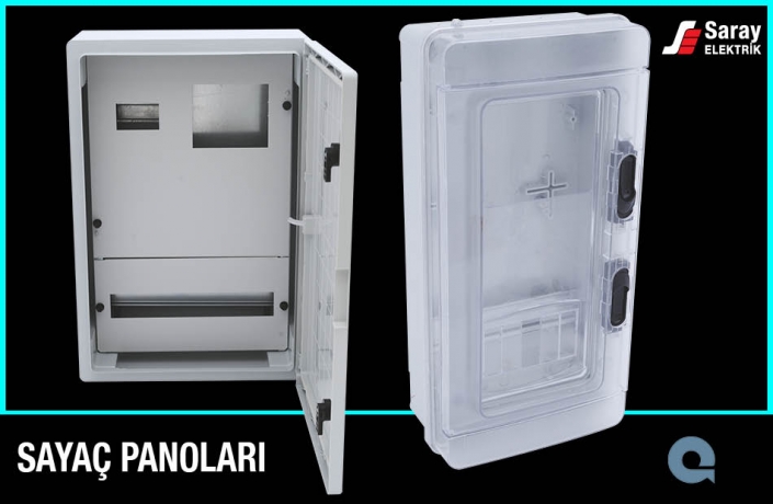 Sayaç Panosu Sayaç Panoları Opak, Şeffaf, Çatılı - Saray Elektrik