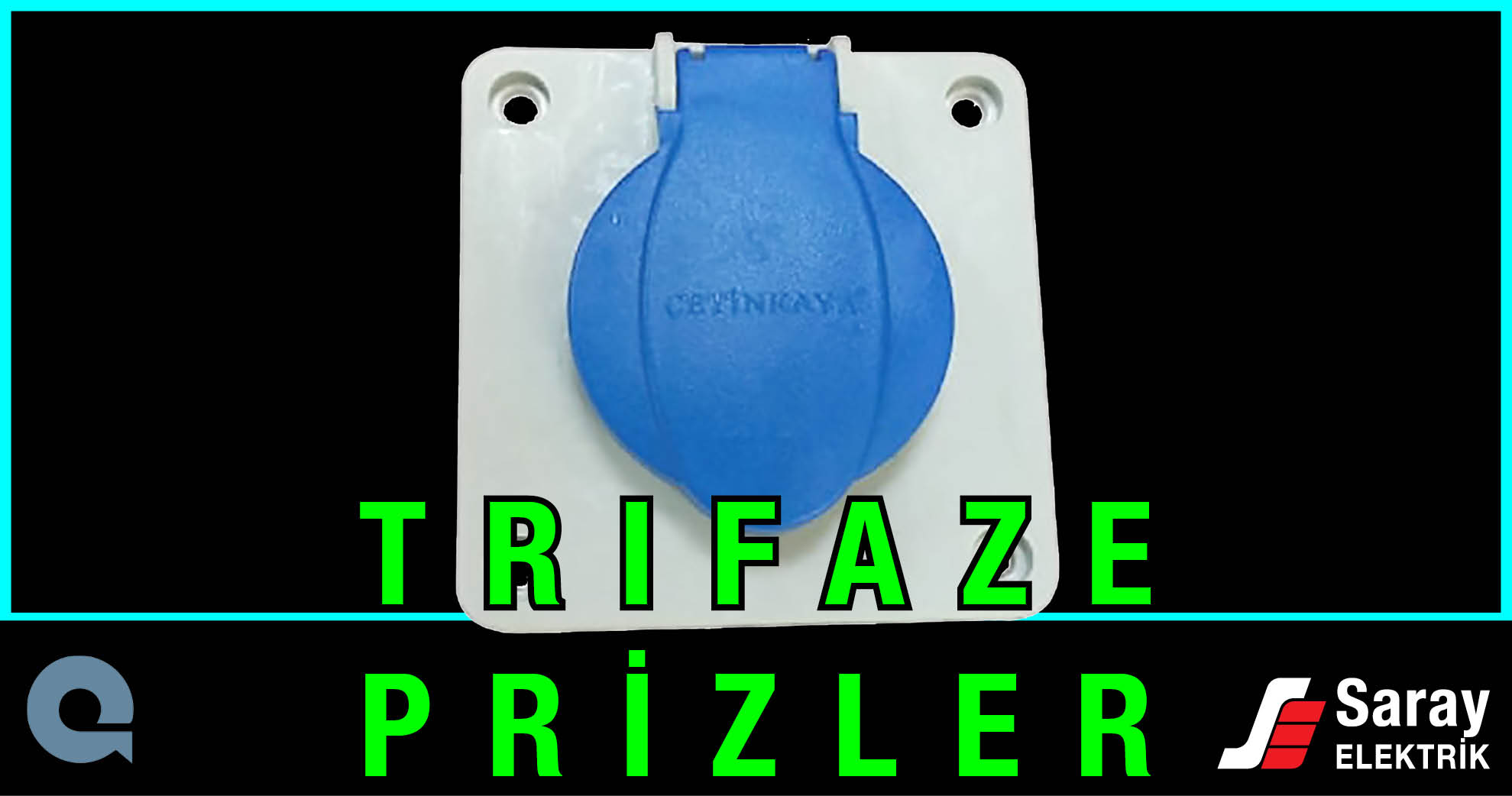 Trifaze Prizler 3×25 Trifaze Priz, ÇP 6904 5×32 Priz - Saray Elektrik