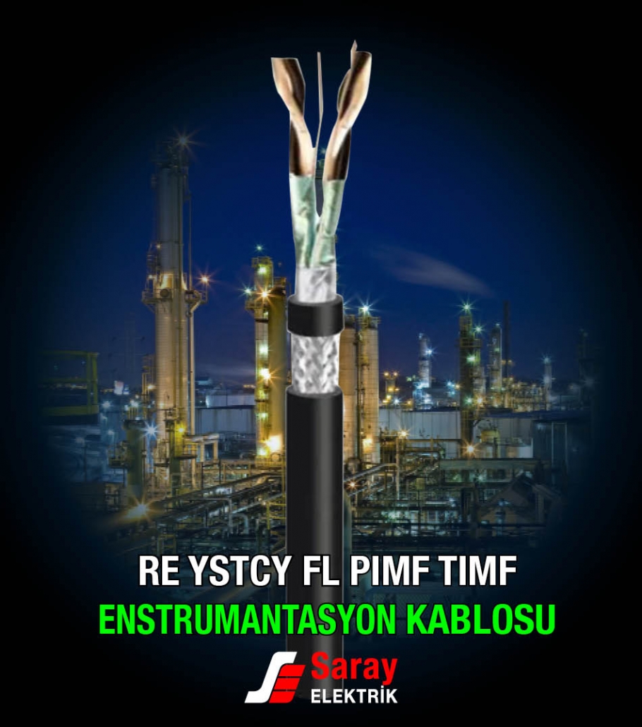 RE YStCY fl PIMF TIMF Enstrümantasyon Kablosu - Saray Elektrik