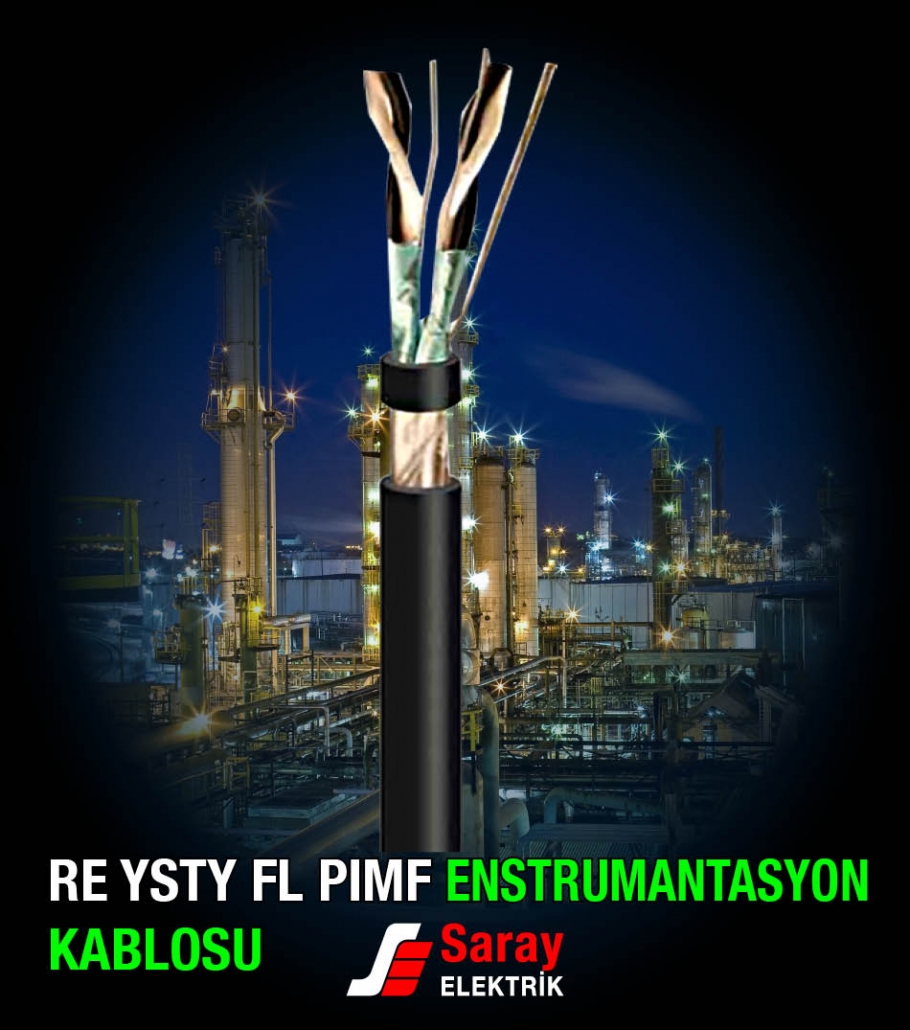 RE YStY fl PIMF TIMF Enstrümantasyon Kablosu - Saray Elektrik