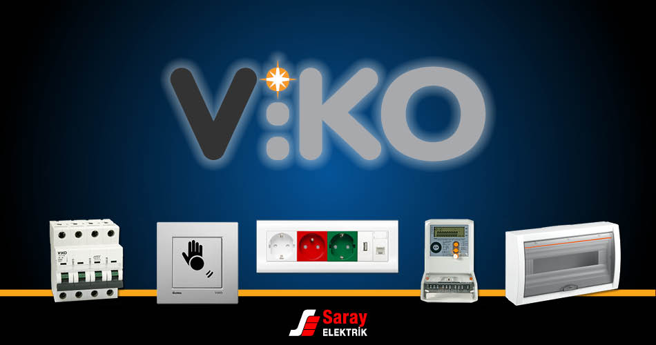 Viko Ürünleri Anahtar Priz Kablo kanalı, Sigorta Kutusu - Saray Elektrik