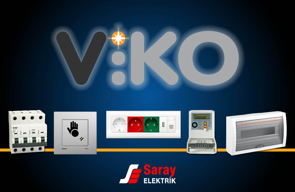 Viko Ürünleri Anahtar Priz Kablo kanalı, Sigorta Kutusu - Saray Elektrik